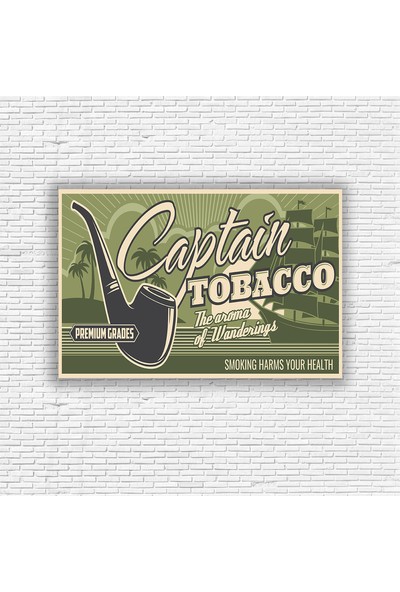 Baskı Kenti Retro Ahşap Tablo 20X30