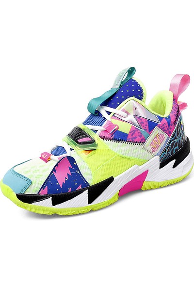 LRsmile Nefes Alabilen Üst Kauçuk Taban Gündelik Spor Basketbol Ayakkabıları (Yurt Dışından) LRsmile Nefes Alabilen Üst Kauçuk Taban Gündelik Spor Basketbol Ayakkabıları (Yurt Dışından)