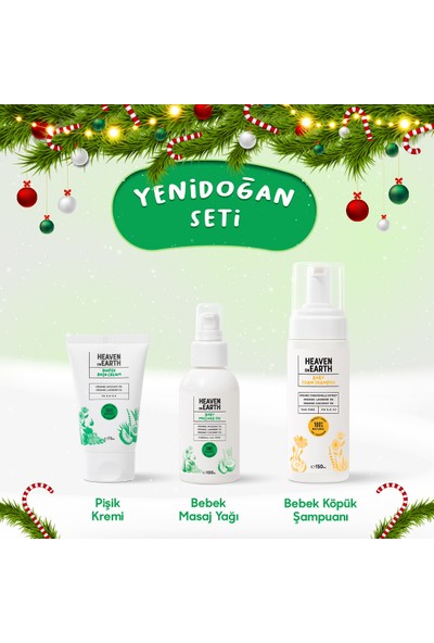 Heaven On Earth Hone- Organik Içerikli Yenidoğan Seti Heaven On Earth Hone- Organik Içerikli Yenidoğan Seti