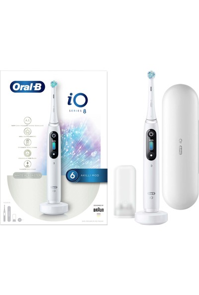 Oral-B iO - 8 Şarjlı Diş Fırçası Beyaz