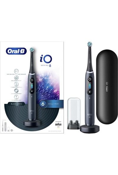 Oral-B iO - 8 Şarjlı Diş Fırçası Siyah