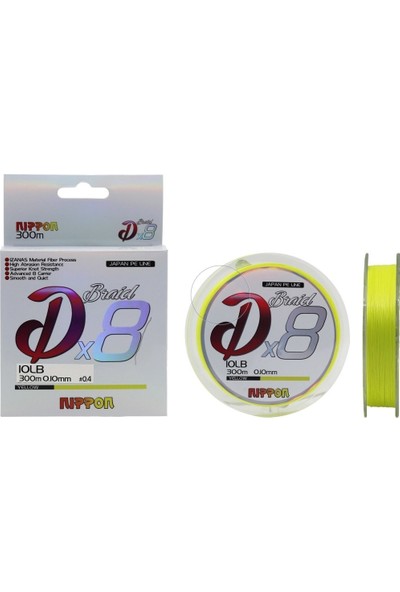 Nippon Japan Dx8 150 mt Ip Misina 8x Yellow Nippon Japan Dx8 150 mt Ip Misina 8x Yellow
