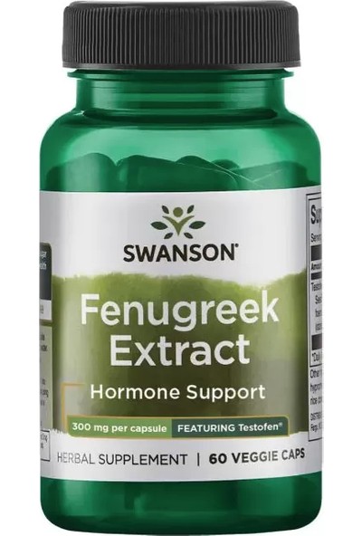Swanson Fenugreek Extract – Featuring Testofen 60 Capsul. Adınıza Faturalı Resmi Orj Amerikan Ürünü. Swanson Fenugreek Extract – Featuring Testofen 60 Capsul. Adınıza Faturalı Resmi Orj Amerikan Ürünü.