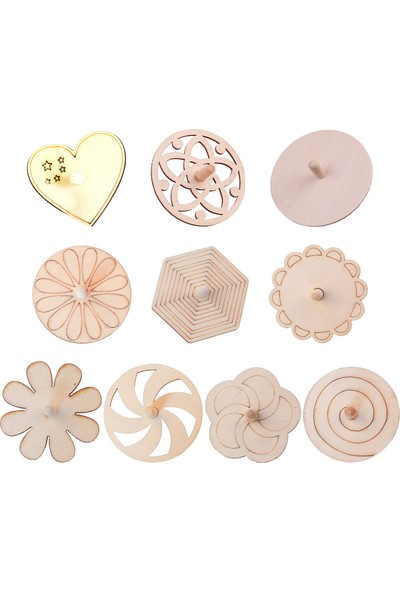 Iplik Üst Ahşap Dıy Boyama Çocuk Oyun Iplik Hediye