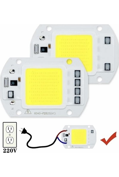 Hazar LED 220 Volt 50W Projektör Çipi Hazar LED 220 Volt 50W Projektör Çipi