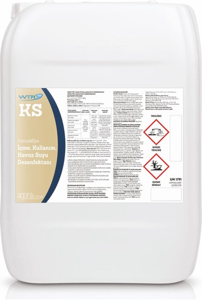 WTR Sıvı Klor Wtr KS15 25 kg