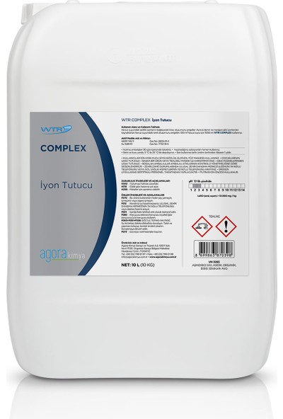 SELENOID Havuz Iyon Tutucu-Sertlik Stabilizatörü Selonoid Complex 10 L SELENOID Havuz Iyon Tutucu-Sertlik Stabilizatörü Selonoid Complex 10 L