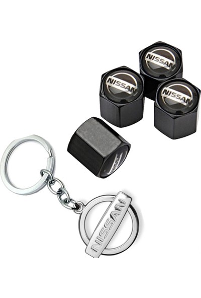 Gardenauto Nissan Sibop Kapağı 4 Adet ve Krom Anahtarlık