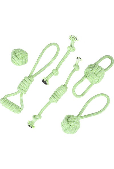 Sakuraa 6 Pcs Çiğneme Halatı Topu Diş Temizleme Çiğneme Eğitimi Köpek Oyuncakları (Yurt Dışından) Sakuraa 6 Pcs Çiğneme Halatı Topu Diş Temizleme Çiğneme Eğitimi Köpek Oyuncakları (Yurt Dışından)