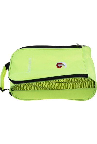 Homyl Havalandırma Ile Golf Ayakkabı Çanta Fermuarlı Seyahat Ayakkabı Çanta Sarı