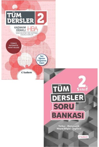 Tudem 2.sınıf Konu Anlatımlı ve Soru Bankası Seti