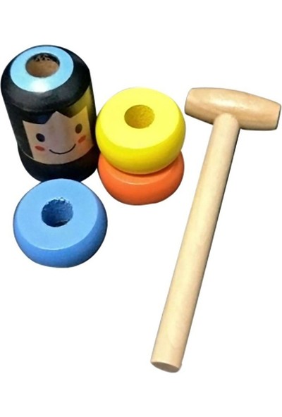 Kırılmaz Sihirli Oyuncak Ahşap Oyuncak (Çok Renkli)