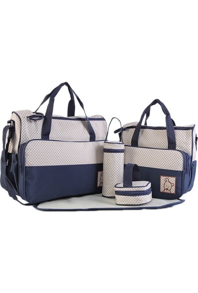 Xkids 5'li Bebek Bakım Çanta Seti (Yurt Dışından)