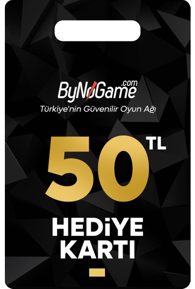 Bynogame 50 TL Hediye Kartı Bynogame 50 TL Hediye Kartı
