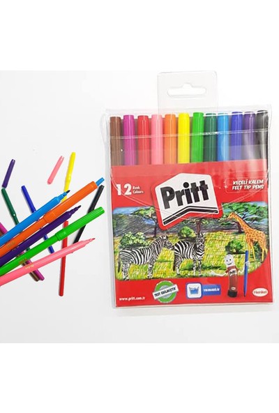 Pritt Keçeli Kalem 12'li Pritt Keçeli Kalem 12'li