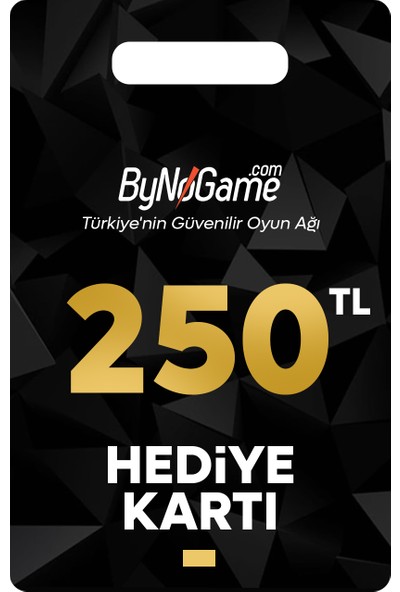 Bynogame 250 TL Hediye Kartı Bynogame 250 TL Hediye Kartı