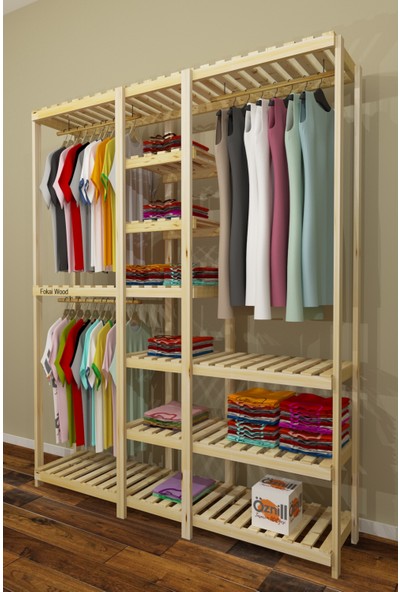 Fokai Wood Tres Açık Dolap