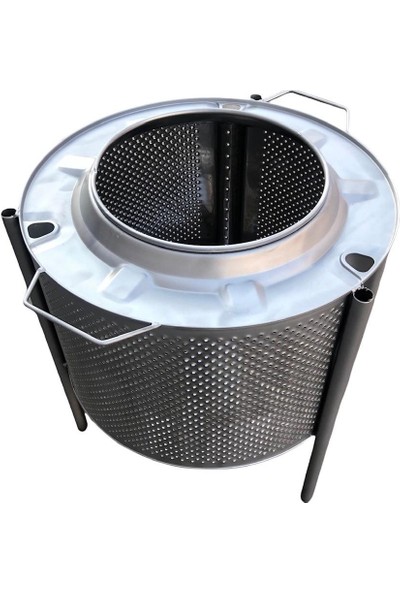 Mutfak Kapındaateş Çukuru Altı Kapalı Kulplu Model Bahçe Şöminesi Gri Mutfak Kapındaateş Çukuru Altı Kapalı Kulplu Model Bahçe Şöminesi Gri