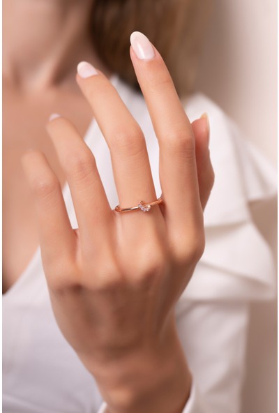 Eva Ay Model Ayarlanabilir Rose Kaplama Kadın Eklem Yüzük Eva Ay Model Ayarlanabilir Rose Kaplama Kadın Eklem Yüzük