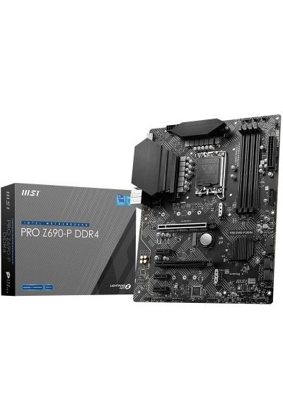 Msı Pro Z690-P Ddr4 Soket 1700 Ddr4 5200 (Oc) Pcı-E Gen 5 M.2 Usb3.2 2.5g Lan Atx Anakart Msı Pro Z690-P Ddr4 Soket 1700 Ddr4 5200 (Oc) Pcı-E Gen 5 M.2 Usb3.2 2.5g Lan Atx Anakart