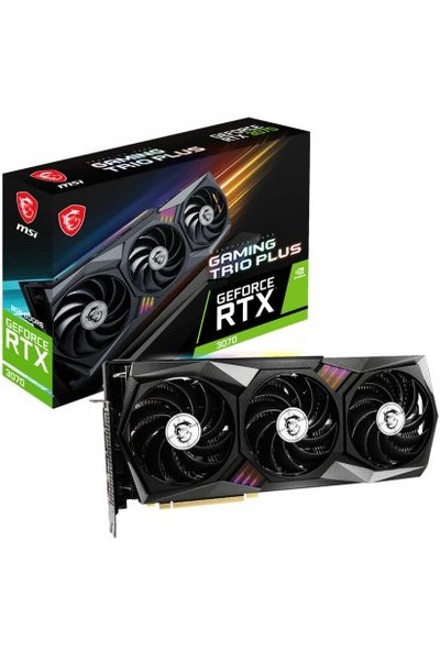 Msı VGA Geforce RTX 3070 Gamıng Trıo Plus Lhr RTX3070 8GB GDDR6 256B DX12 Pcıe 4.0 X16 Ekran Kartı 3xdp 1xhdmı Msı VGA Geforce RTX 3070 Gamıng Trıo Plus Lhr RTX3070 8GB GDDR6 256B DX12 Pcıe 4.0 X16 Ekran Kartı 3xdp 1xhdmı