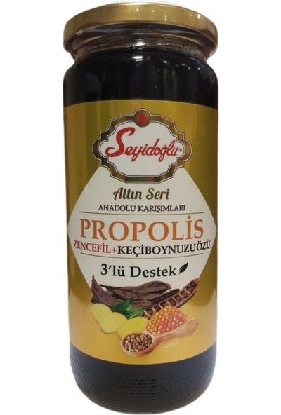 Seyidoğlu Propolis + Zencefil + Keçiboynuzu Özü 640 gr