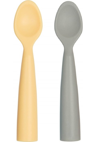 Oioi Nam Nam Kaşık 2li 6+Ay Sarı - Gri