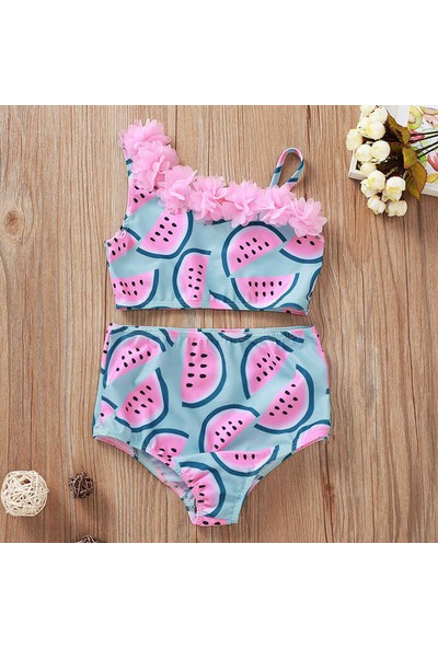 SUM211 Karpuz Desenli Bikini