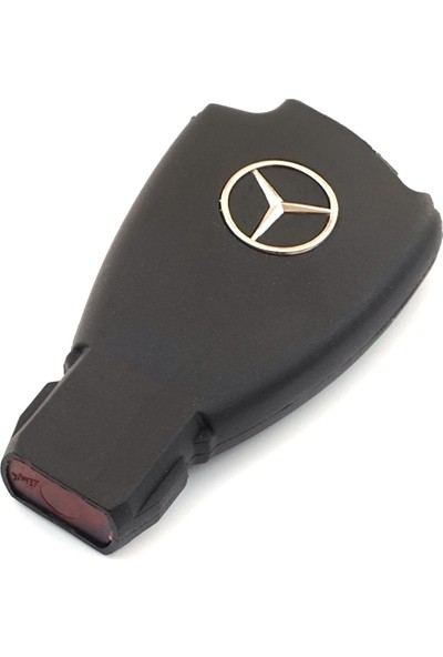 Mercedes A B C E İçin 3 Düğmeli Kontak Anahtar Kılıfı Plastik