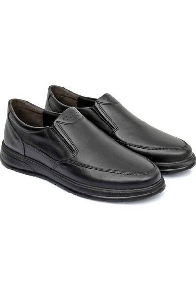 Gönderi(R) Hakiki Deri Yuvarlak Burun Kauçuk Taban Günlük Erkek Ayakkabı 01309