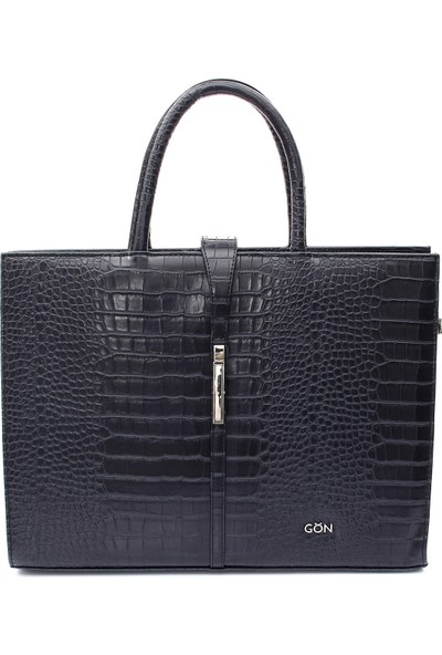 Gönderi(R) Kadın Krako Desenli Omuz Ve Evrak Çantası B4138