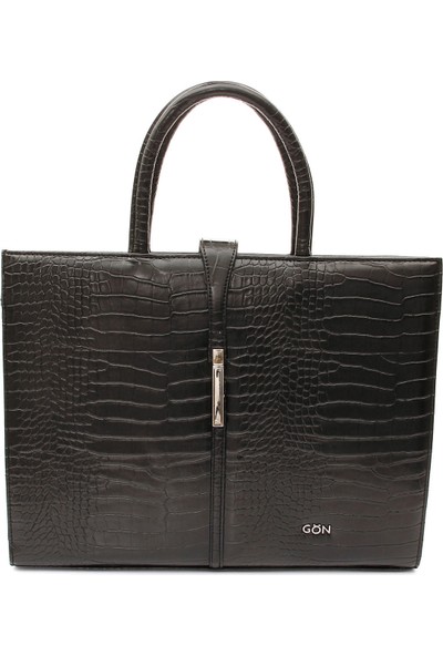 Gönderi(R) Kadın Krako Desenli Omuz Ve Evrak Çantası B4138