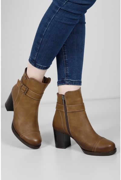 Gönderi(R) Yuvarlak Burun Kauçuk Taban Topuklu Tokalı Kadın Günlük Bot 2042 Gönderi(R) Yuvarlak Burun Kauçuk Taban Topuklu Tokalı Kadın Günlük Bot 2042