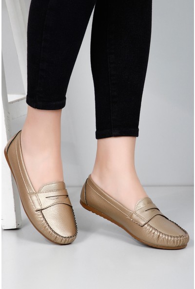 Gönderi(R) Yuvarlak Burun Düz Taban Loafer Kadın Babet 30201 Gönderi(R) Yuvarlak Burun Düz Taban Loafer Kadın Babet 30201