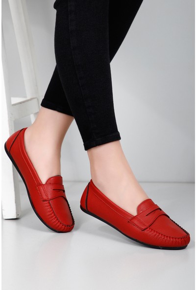 Gönderi(R) Yuvarlak Burun Düz Taban Loafer Kadın Babet 30201 Gönderi(R) Yuvarlak Burun Düz Taban Loafer Kadın Babet 30201