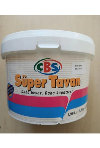 Çbs Super Tavan Boyası 17,5 kg Çbs Super Tavan Boyası 17,5 kg