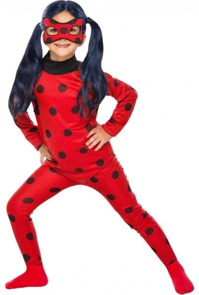 Trend Center Uğur Böceği Kostümü Mucize Uğur Böceği Lady Bug Kırmızı Benekli Maskeli Kostüm Trend Center Uğur Böceği Kostümü Mucize Uğur Böceği Lady Bug Kırmızı Benekli Maskeli Kostüm
