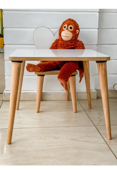 Wood Baby Store Montessori Kelebek Aktivite Masa 1 Adet Sandalye Wood Baby Store Montessori Kelebek Aktivite Masa 1 Adet Sandalye