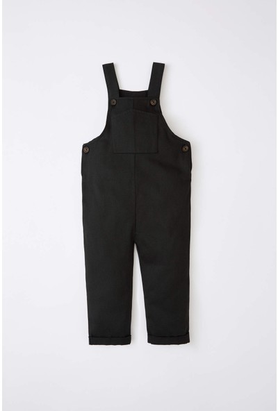 DeFacto Erkek Bebek Ayarlanabilir Askılı Twill Salopet Tulum W8363A222SP