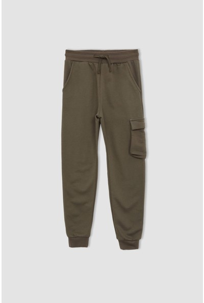 DeFacto Erkek Çocuk Regular Fit Kargo Cepli İnce Sweatshirt Kumaşı Eşofman Alt X0691A621CW DeFacto Erkek Çocuk Regular Fit Kargo Cepli İnce Sweatshirt Kumaşı Eşofman Alt X0691A621CW