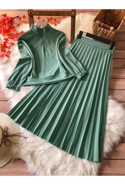 Hera Fashion Kadın Etekli Takım