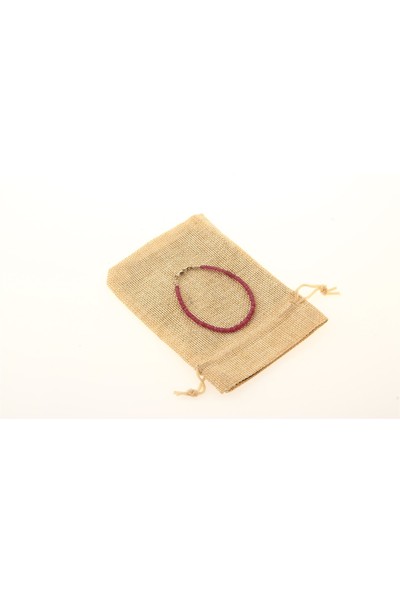 Osmanlı Doğal Taş Bordo Safir Doğal Taş Kolye