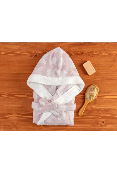 Madame Coco Papillon Kapşonlu Kadın Bornoz - Madame Coco Papillon Kapşonlu Kadın Bornoz -