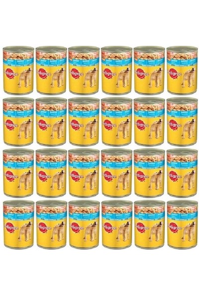 Pedigree 400 Gr. x 24 Tavuklu Yavru Köpek Konserve Pedigree 400 Gr. x 24 Tavuklu Yavru Köpek Konserve