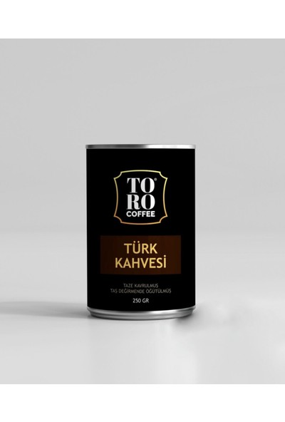 Toro Coffee Roastery Türk Kahvesi Öğütülmüş 250 gr Toro Coffee Roastery Türk Kahvesi Öğütülmüş 250 gr