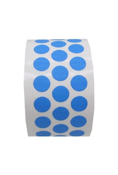 Gençler Etiketleme Makinesi Nokta Etiketi Mavi