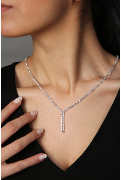 Elika Silver Kadın Su Yolu Kolye