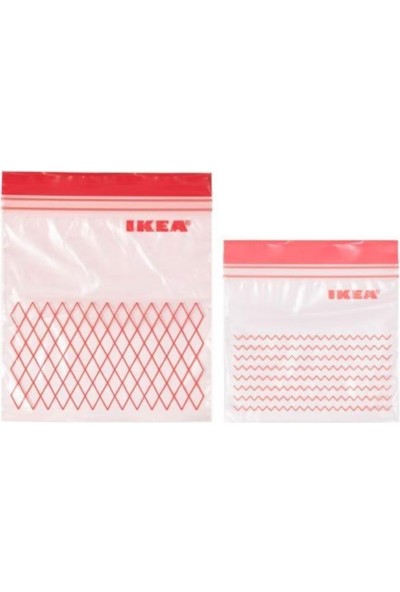 Ikea Istad Kilitli Buzdolabı Poşeti Ikea 60 Adet Kırmızı Ikea Istad Kilitli Buzdolabı Poşeti Ikea 60 Adet Kırmızı