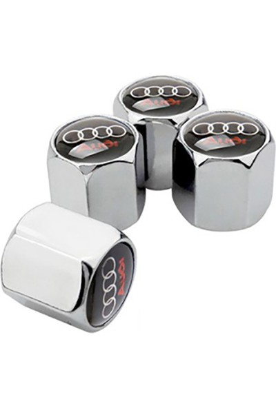 Gardenauto Audi Sibop Kapağı 4 Adet Paslanmaz Çelik Krom Renk