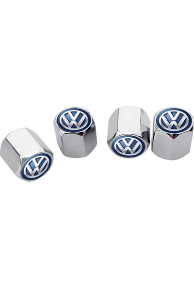 Gardenauto Volkswagen Mavi Logolu Sibop Kapağı 4 Adet Paslanmaz Çelik Krom Renk Gardenauto Volkswagen Mavi Logolu Sibop Kapağı 4 Adet Paslanmaz Çelik Krom Renk